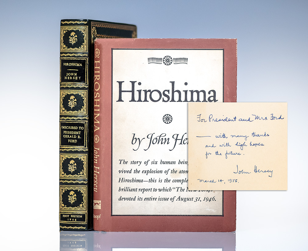 Hiroshima John Hersey First Edition Signed
