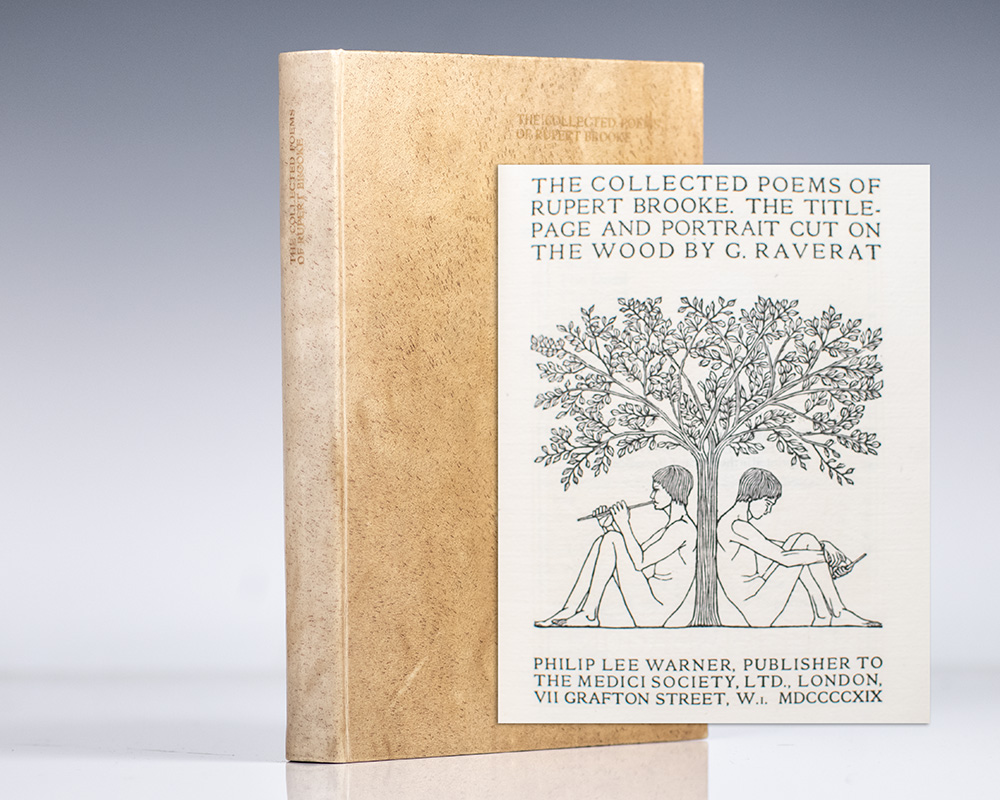 The Collected Poems of Rupert Brooke. - Raptis Rare Books | Fine Rare ...