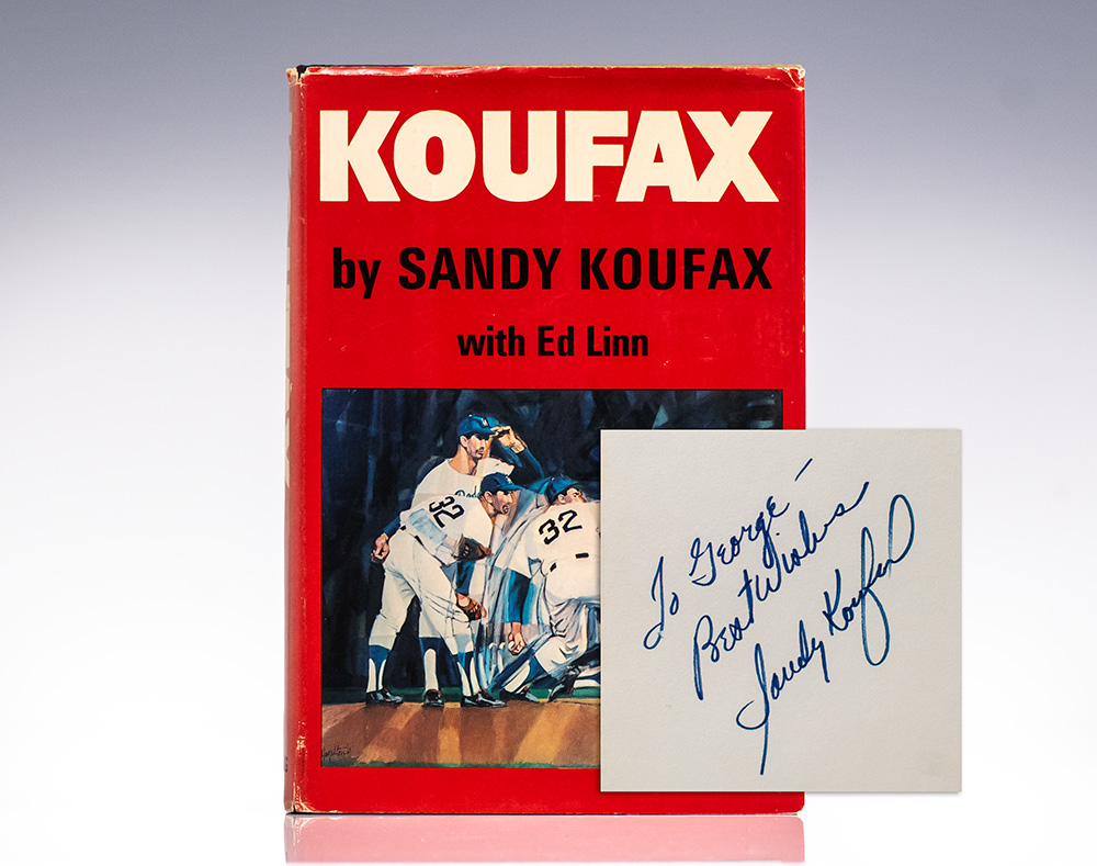Sandy Koufax autobiography first edition signed