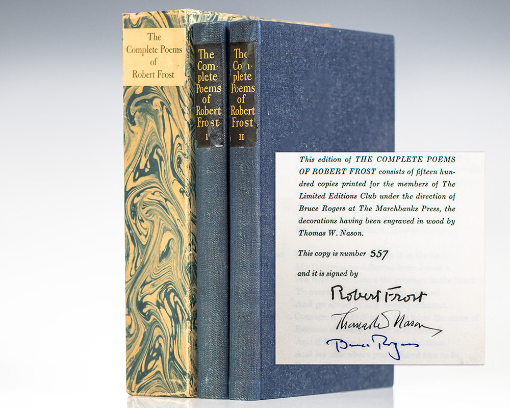 The Complete Poems of Robert Frost. With a Preface by the Author, an ...