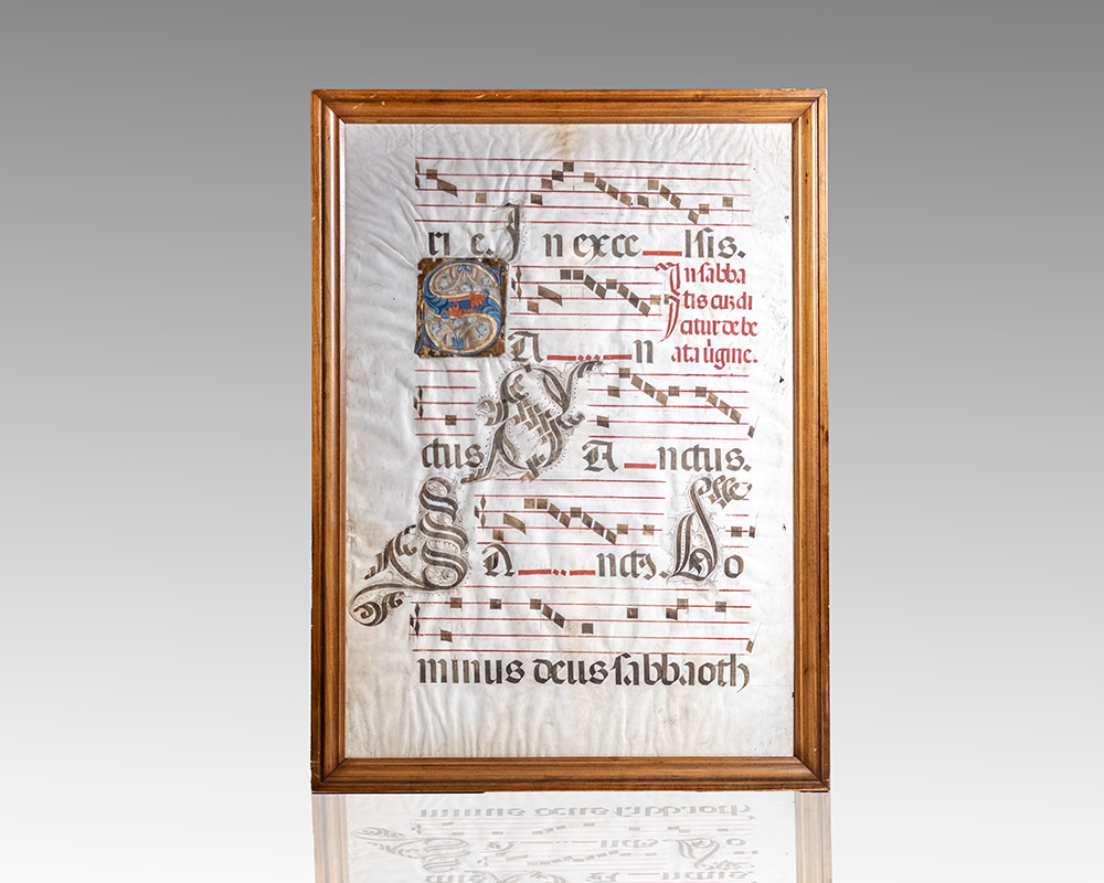 Medieval Gregorian Chant Manuscript. - Raptis Rare Books | Fine Rare ...