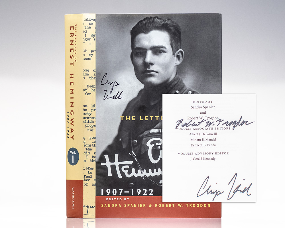 The Letters of Ernest Hemingway 1907-1922. - Raptis Rare Books | Fine ...