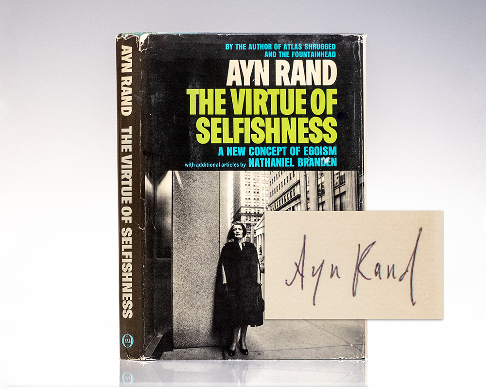The Virtue of Selfishness: A New Concept of Egoism. - Raptis Rare Books ...