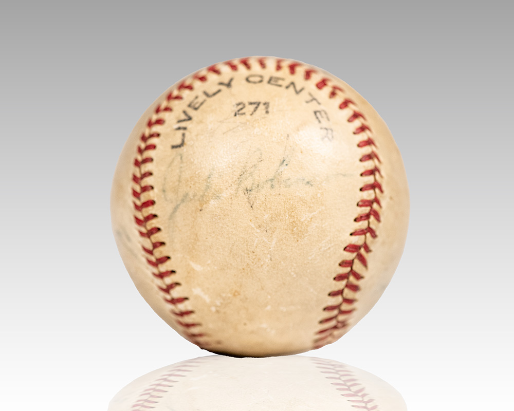 Jackie Robinson, Duke Snider, and Clyde King Signed Baseball. - Raptis ...